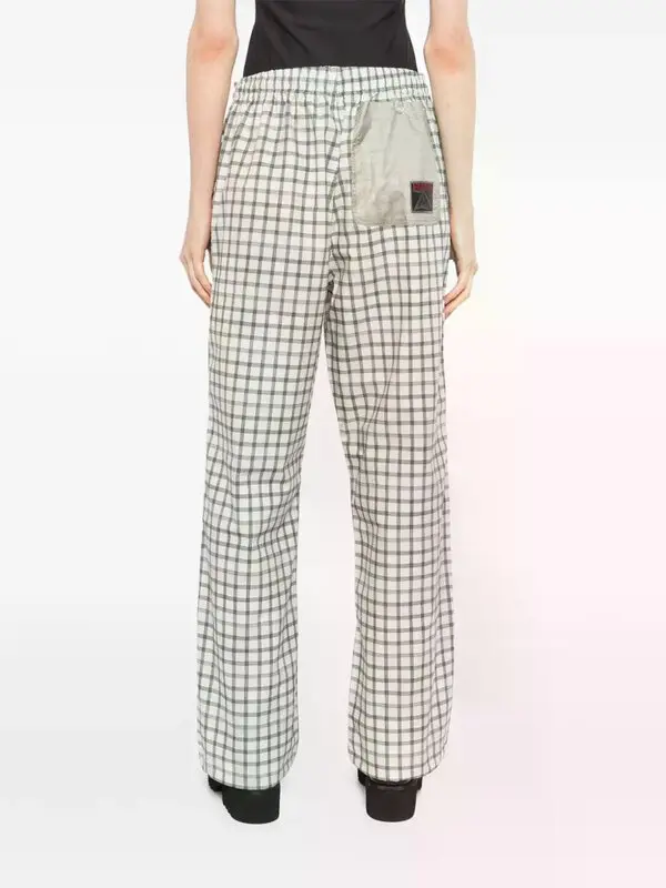 ROA Aair Floweave Printed Check Pants