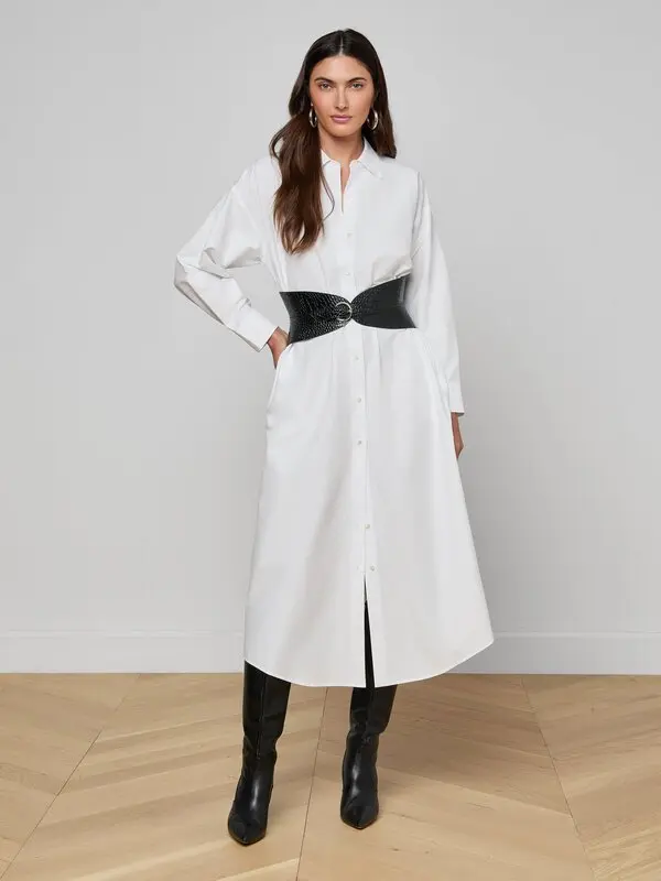 L'Agence Ridley Shirt Dress