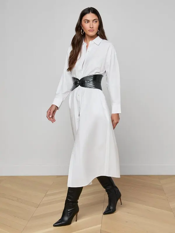 L'Agence Ridley Shirt Dress