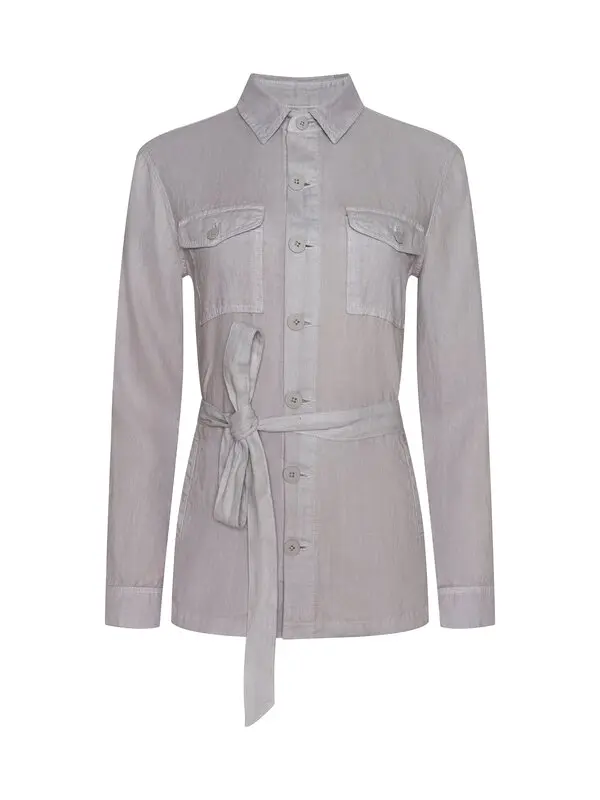 L'Agence Samaya Linen Utility Jacket