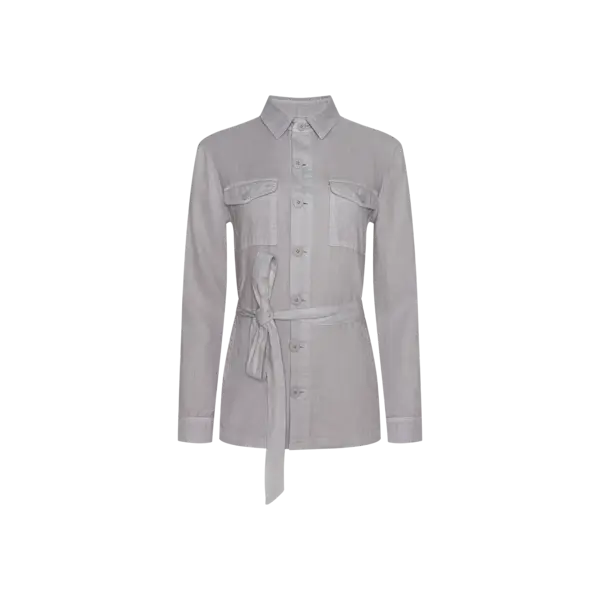 L'Agence Samaya Linen Utility Jacket