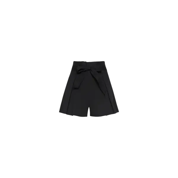 L'Agence Damira Poplin Short - Black