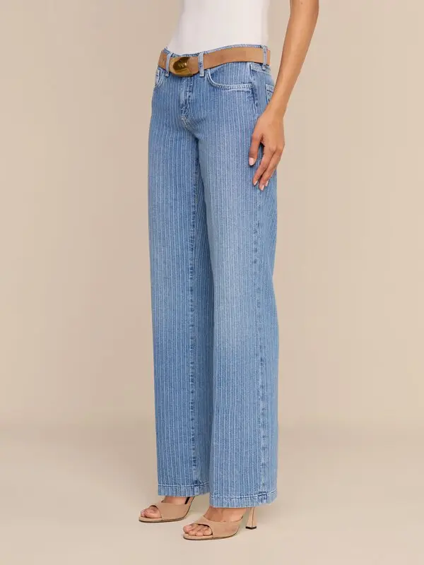 L'Agence Joanne Low-rise Wide-leg Jeans