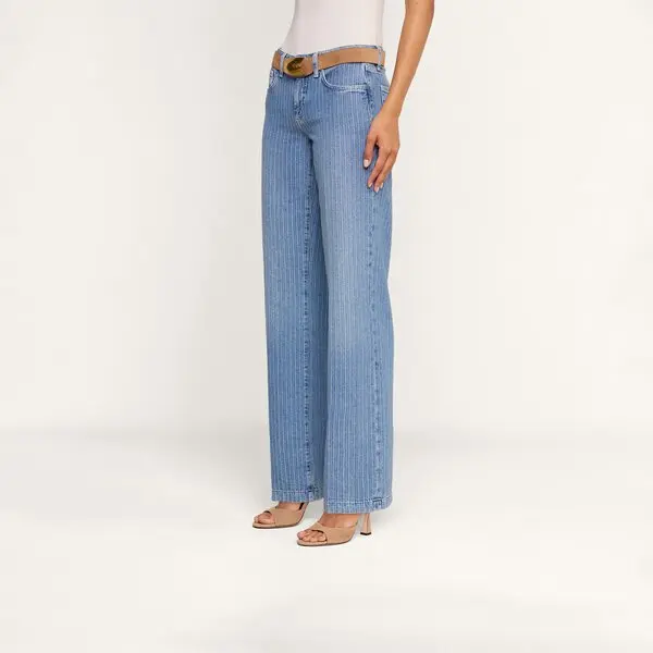 L'Agence Joanne Low-rise Wide-leg Jeans - Carmel