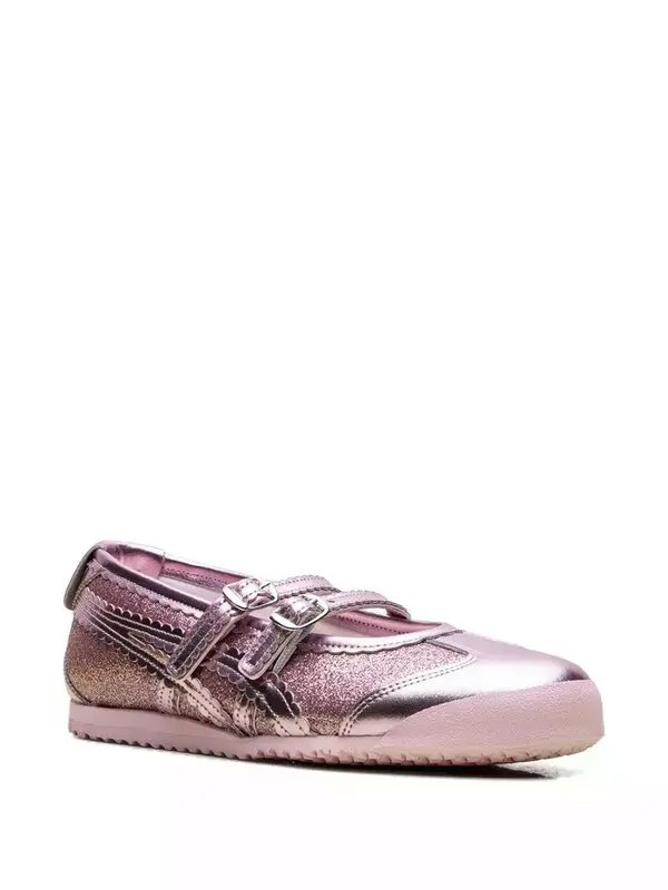 Onitsuka Tiger Mexico 66 Glitter Buckle Sneakers