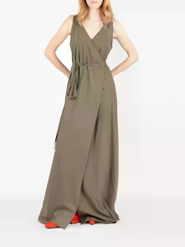 SOCIETE ANONYME 99 V-neck Tie Dress - Green