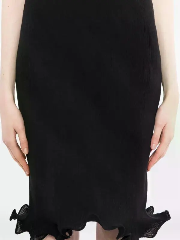 JNBY Budding-hem Mini Dress - Black