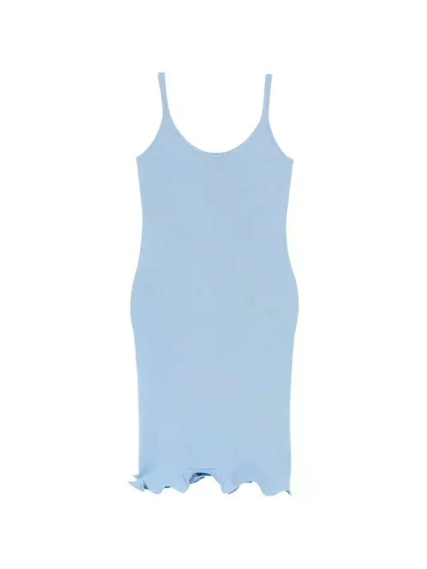 JNBY Mini Dress With Budding Hem - Blue