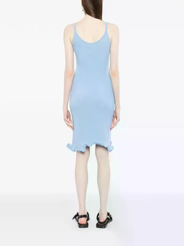 JNBY Mini Dress With Budding Hem - Blue