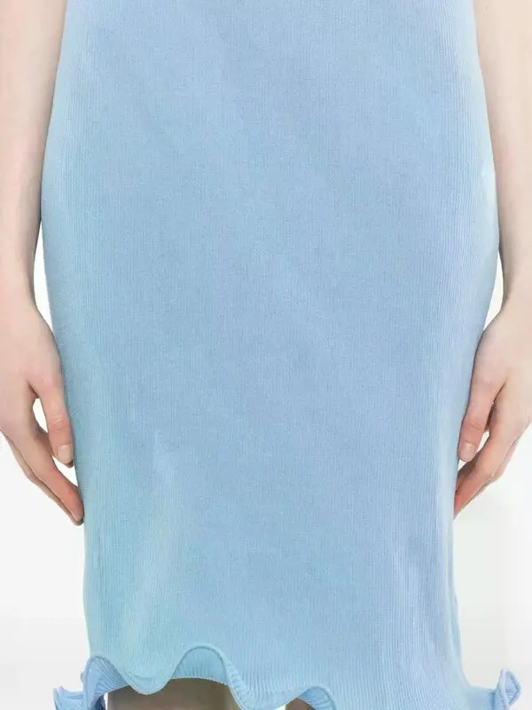JNBY Mini Dress With Budding Hem - Blue