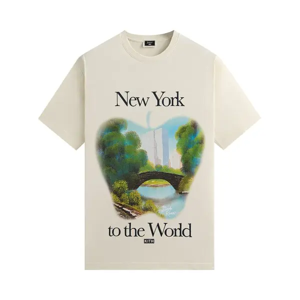 Kith For Bob Ross New York Tee - Tan