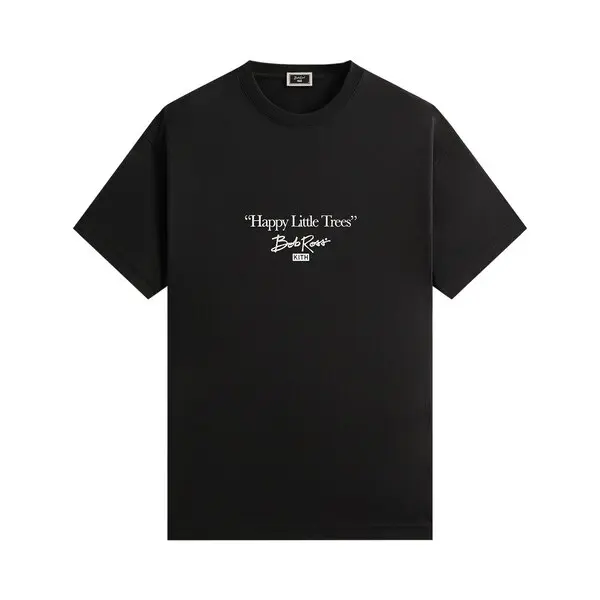 Kith For Bob Ross Happy Trees Quote Tee