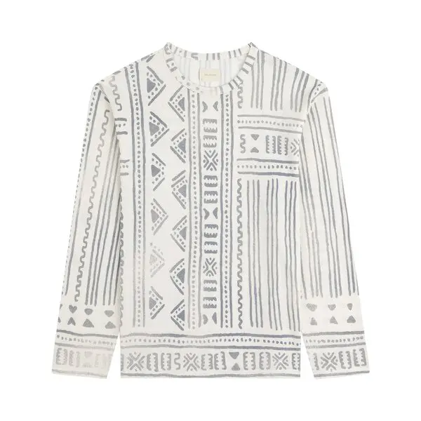Aimé Leon Dore Long-sleeve Mesh Tapestry T-shirt
