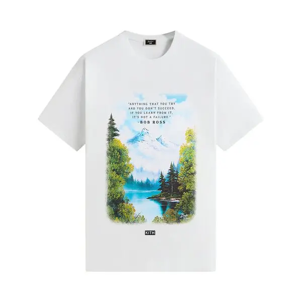 Kith For Bob Ross Inspiration Vintage Tee