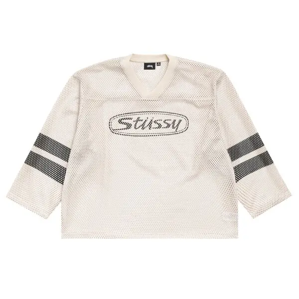 StÜssy Trucker Team Jersey - Cream