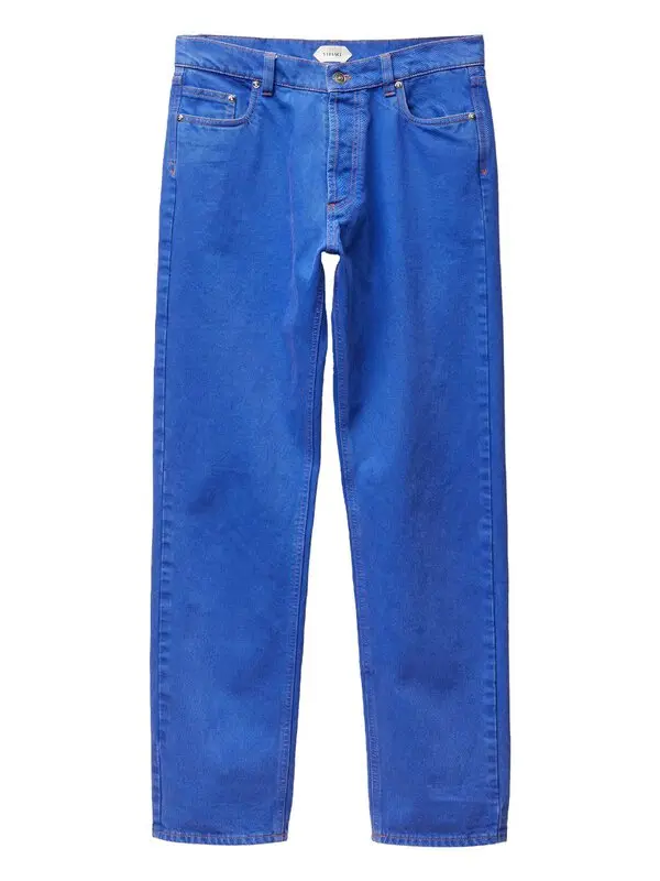 Versace Regular Waist Denim Jeans - Blue