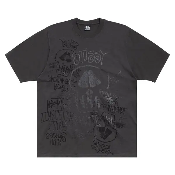 StÜssy Skulls Tee - Black