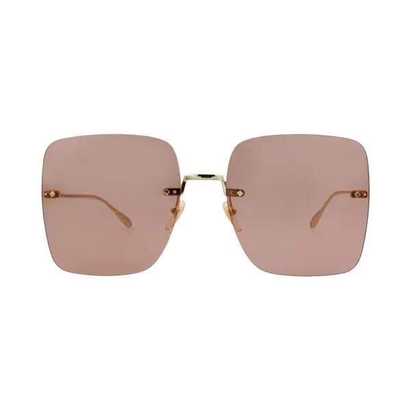 Gucci Square Frame Sunglasses - Gold