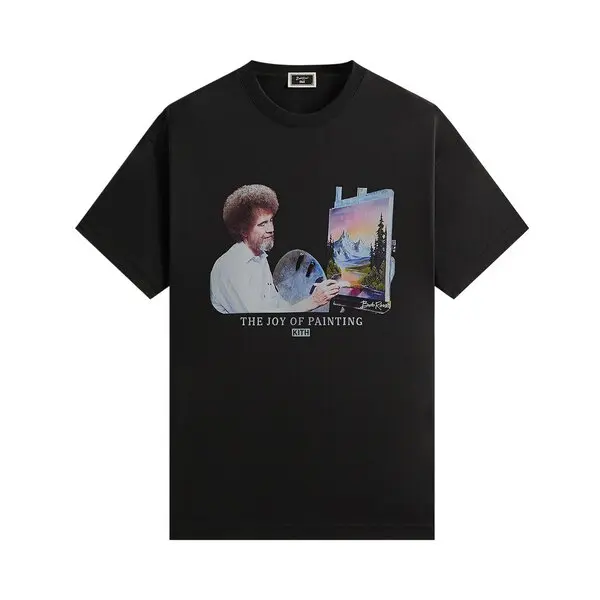 Kith For Bob Ross Portrait Tee - Black