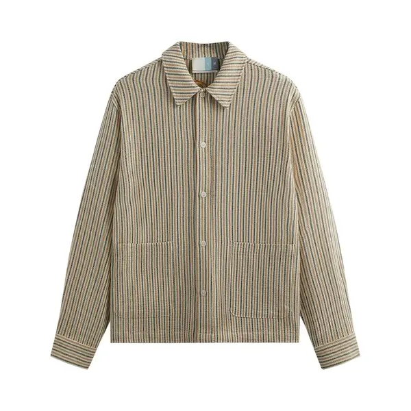 Kith Long-sleeve Boxy Collared Overshirt