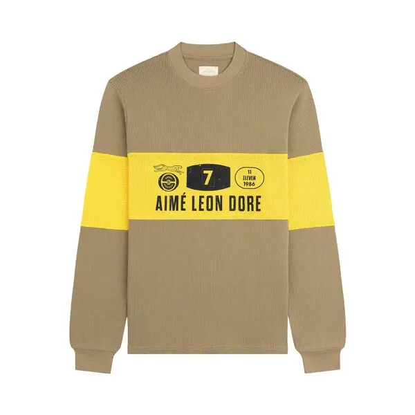 Aimé Leon Dore Long-sleeve Rally Tee - Tan