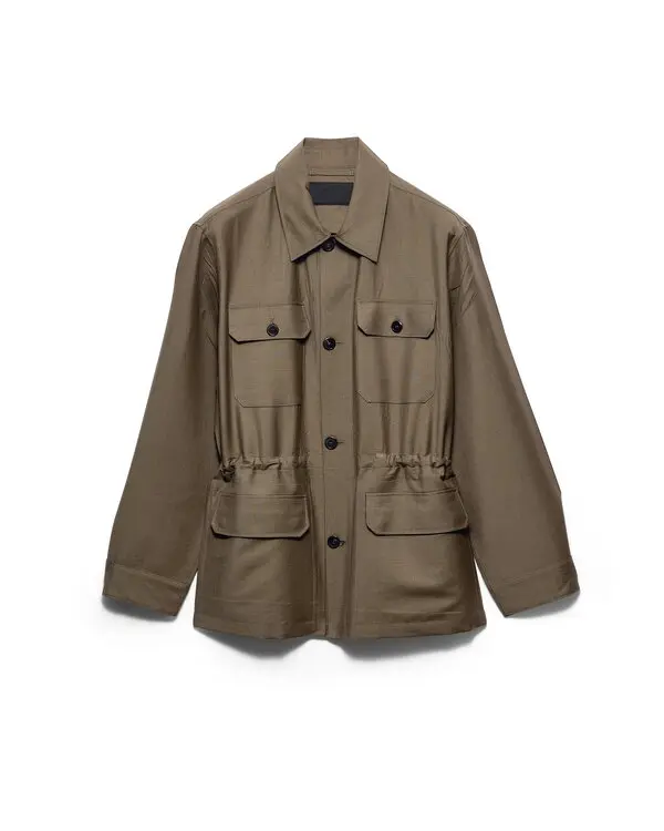 Prada Mohair And Wool Safari Jacket