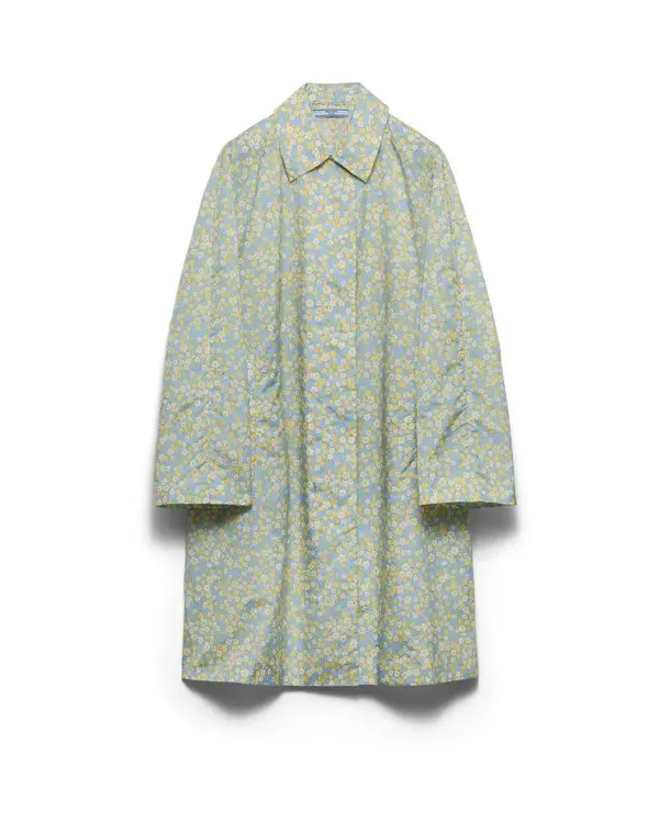 Prada Printed Re-nylon Raincoat - Yellow