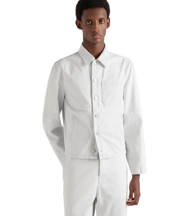 Prada Denim Blouson Jacket - Light Blue