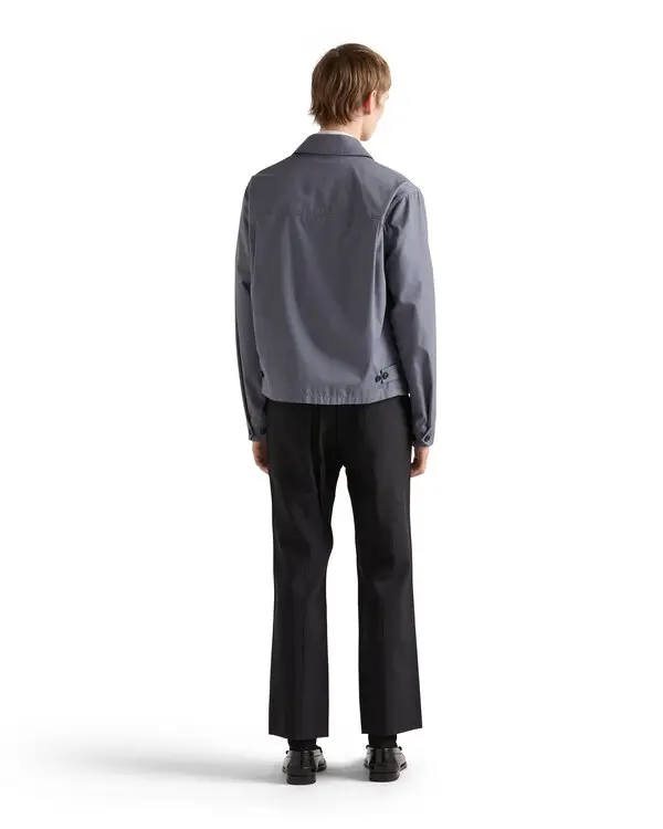 Prada Technical Cotton Blouson Jacket - Grey
