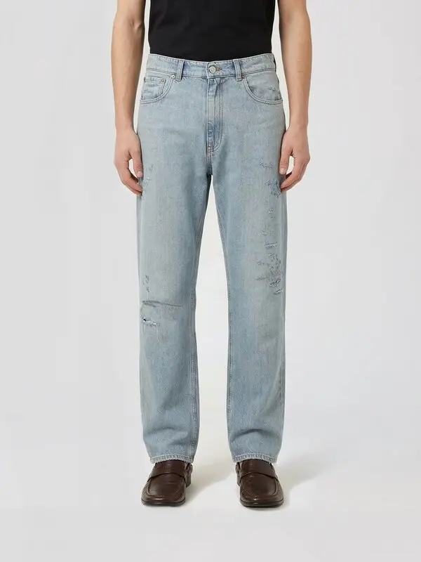MAISON MARGIELA Distressed Straight Leg Jeans - Blue