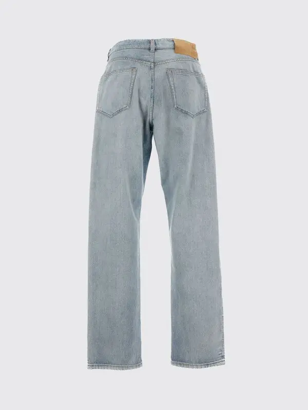 MAISON MARGIELA Straight Leg Cotton Denim Jeans - Blue