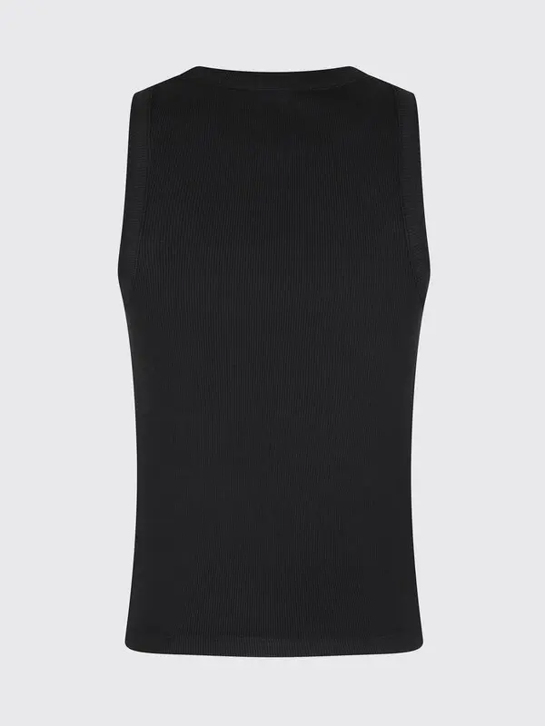 DES_PHEMMES Embellished Jersey Top - Black