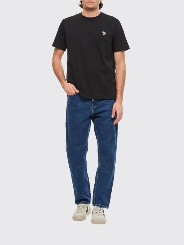 Paul Smith Crew Neck Cotton T-shirt - Black