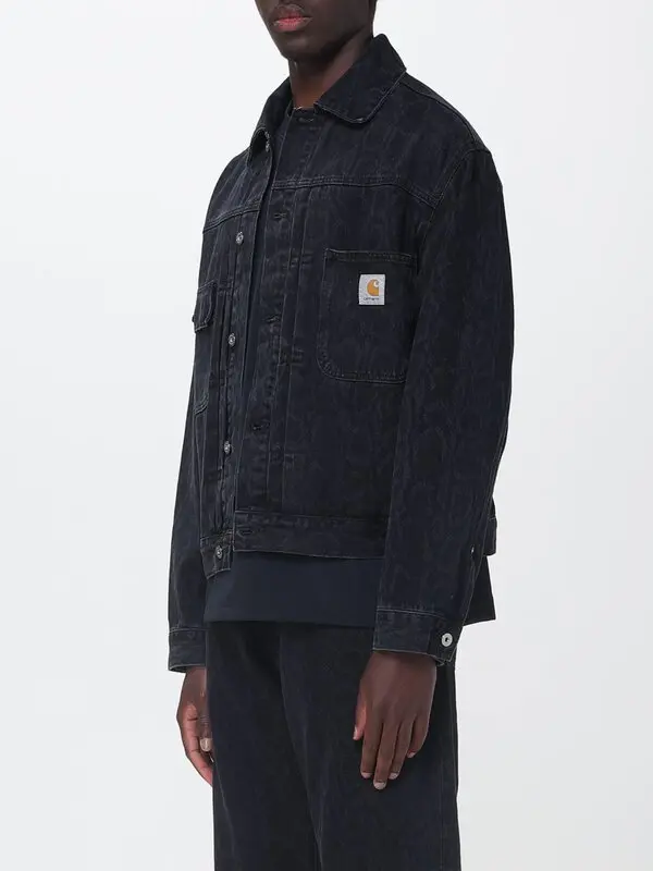 Carhartt Work In Progress Cotton Denim Jacket - Black