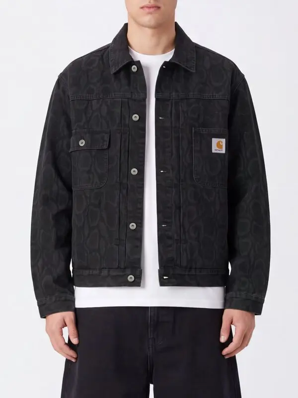Carhartt Work In Progress Cotton Denim Jacket - Black