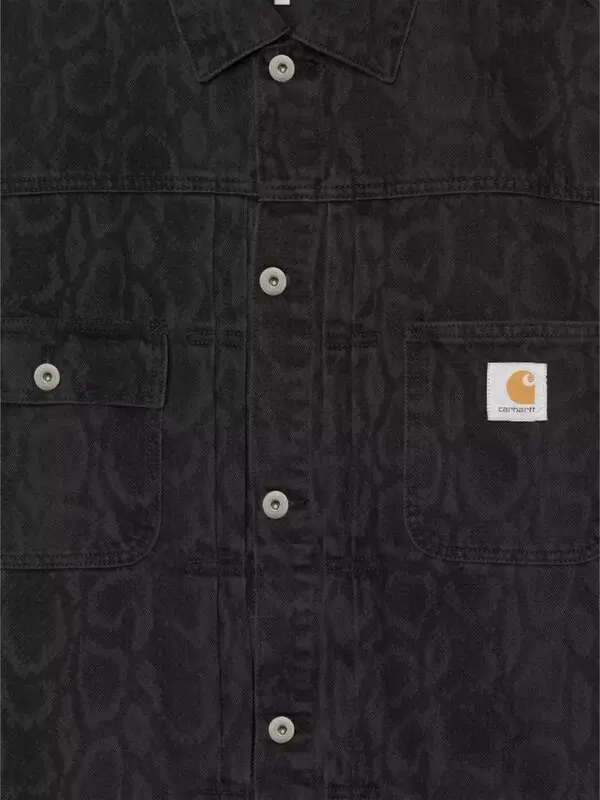 Carhartt Work In Progress Cotton Denim Jacket - Black