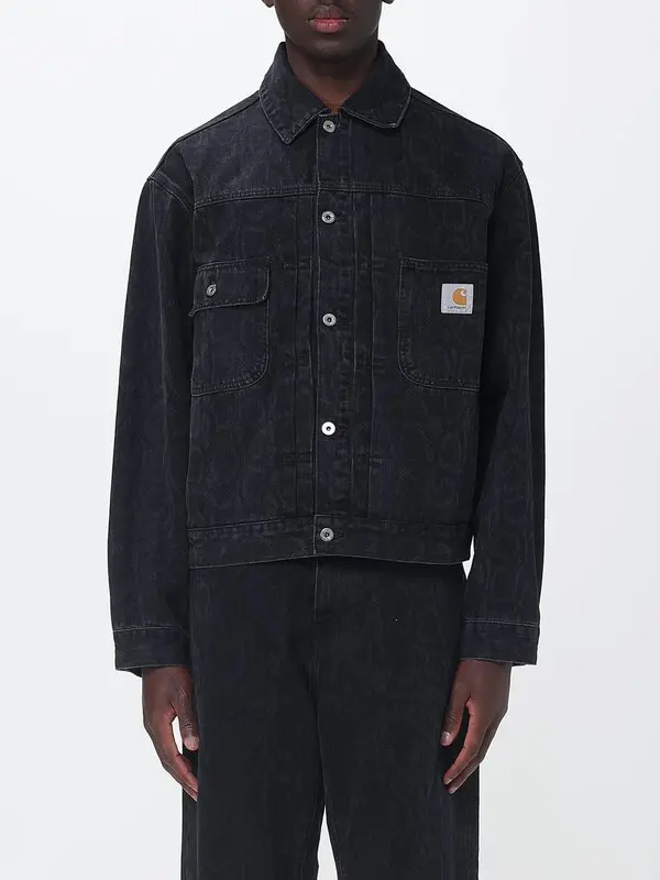 Carhartt Work In Progress Cotton Denim Jacket - Black