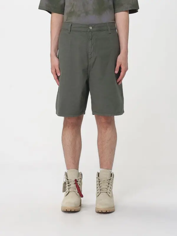 Carhartt Work In Progress Cotton Chino Shorts - Green