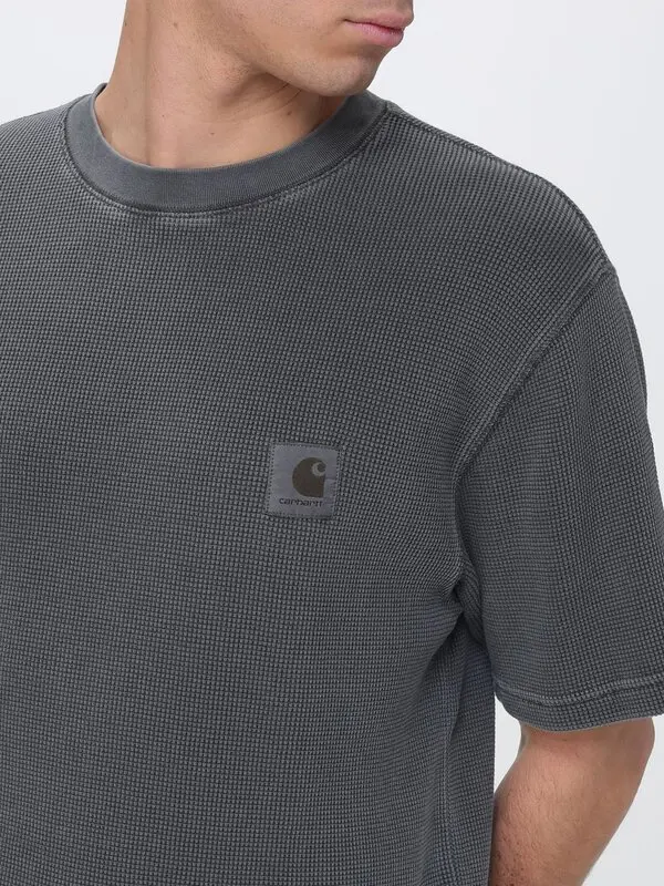 Carhartt Work In Progress Cotton Crew Neck T-shirt - Black