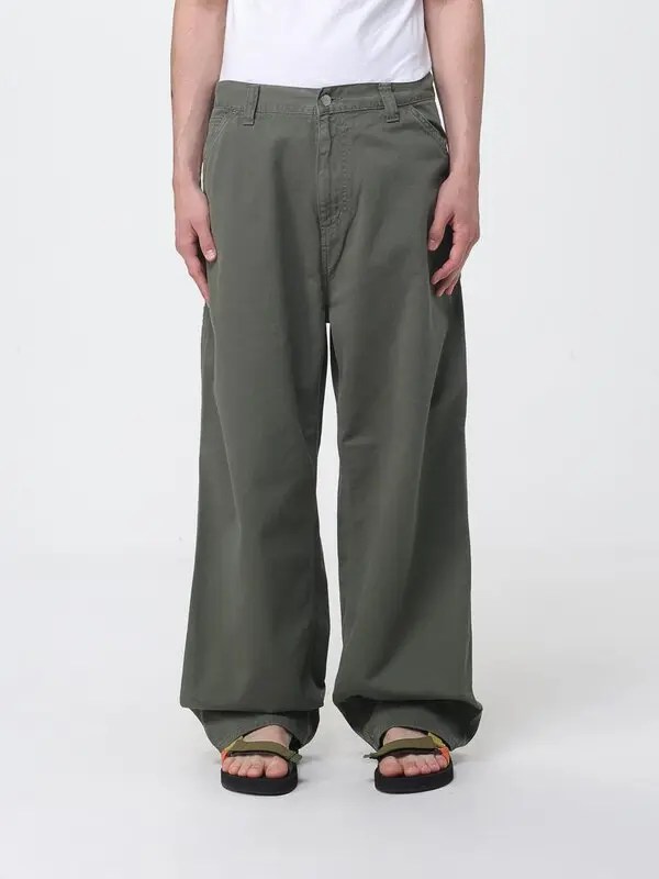 Carhartt Work In Progress Og Single Knee Cotton Pants - Green