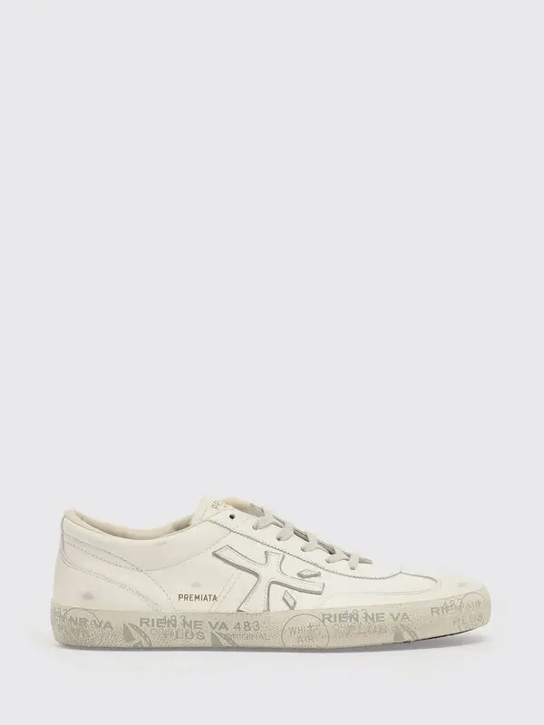 Premiata David Suede Sneakers - White 1