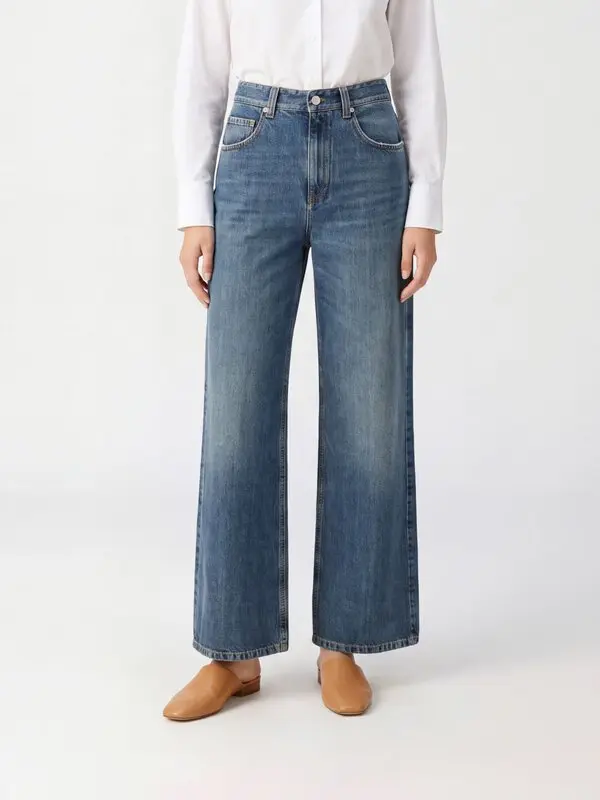 Brunello Cucinelli Cotton Flared Jeans - Denim