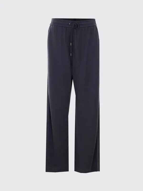 Brunello Cucinelli Wide Leg Drawstring Pants - Black