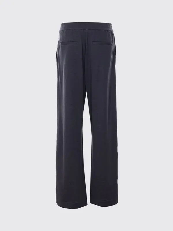 Brunello Cucinelli Wide Leg Drawstring Pants - Black