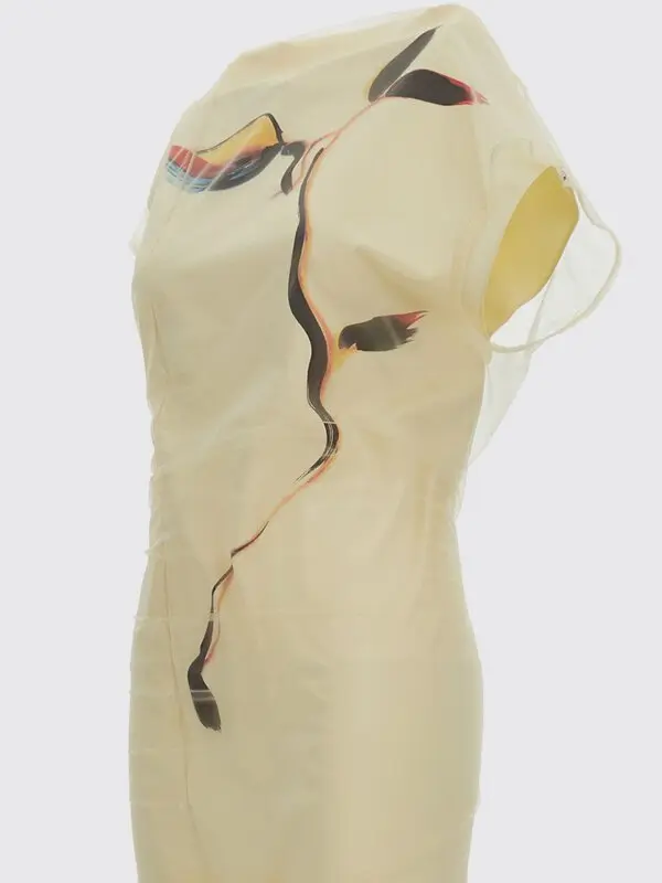Sportmax Viale Printed Jersey Dress - Yellow