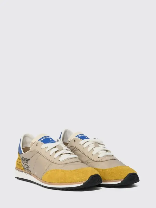 Patrizia Pepe Suede And Nylon Lace-up Sneakers