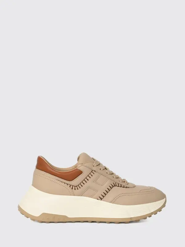 Hogan Nappa Leather Sneakers - Beige