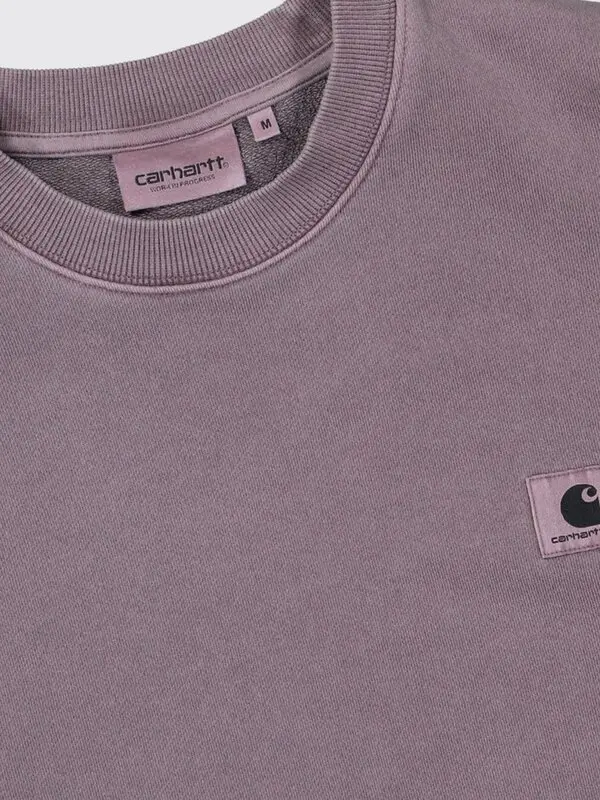 Carhartt Work In Progress Cotton Crewneck Sweatshirt - Violet