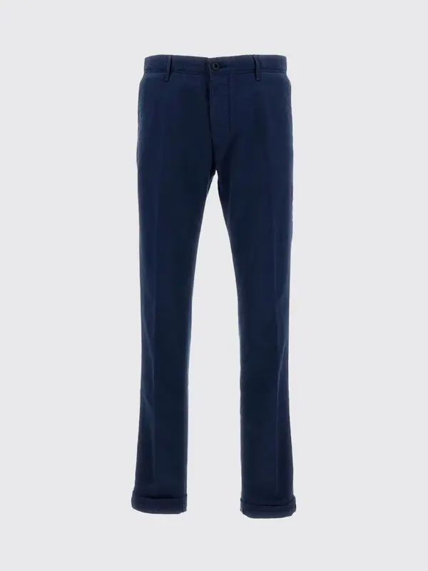 Incotex Stretch Cotton Chino Trousers - Blue