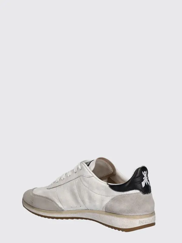 Patrizia Pepe Distressed Leather Low Top Sneakers